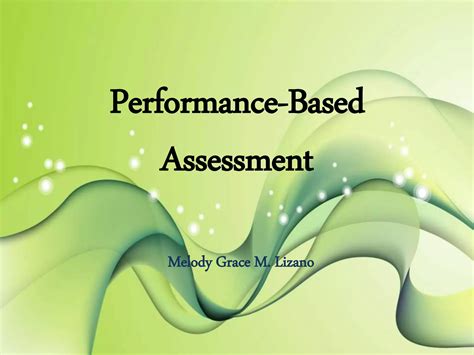 Performance Based Assessment Ppt