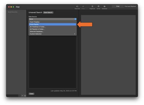 Select Data Sources In The Find Window • Hudl Support
