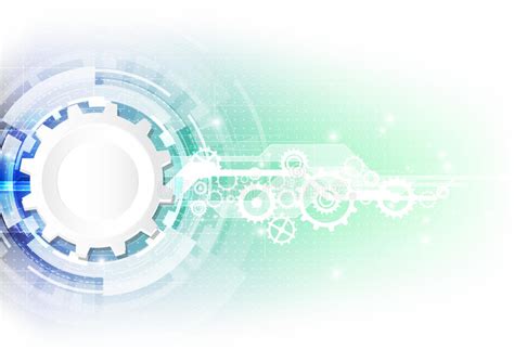 Vector Background Abstract Technology Concept Illustration Stock Vector