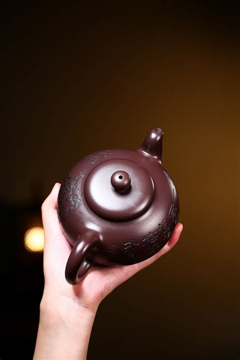 【掇圆】周建春 正高级工艺美术师 极品老紫泥 470cc 宜人出品