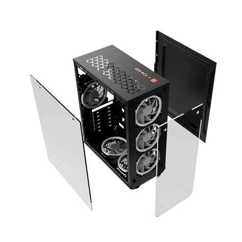 Elink Computer Centre New Gaming Diy Casing Gaming Casing Pc Halo With Rgb Argb Fan