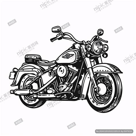 Ai创作图手绘摩托车 摩托车手绘 摩托线描 摩托车线条图 机车海报 摩托车线描图 机车插画 速写摩托车 线图摩托 摩托插画 哈雷车 哈雷机车 复古摩托 卡通摩托车 摩托车艺术设计nipic
