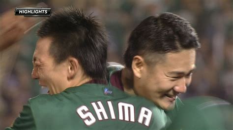【田中将大が開幕14連勝】楽天、嶋基宏の安打でサヨナラ勝ちし抱擁 Youtube