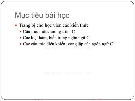 PDF Lập Trình C Ngon Ngu Lap Trinh C Pdf