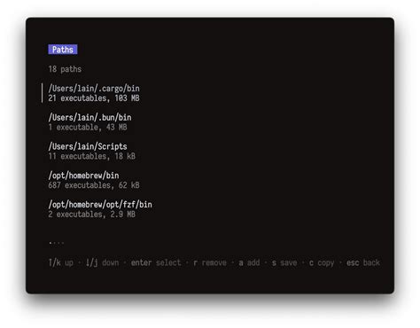 Github Metafates Pat Path Manager For Bash Zsh Fish Featuring Shining Tui