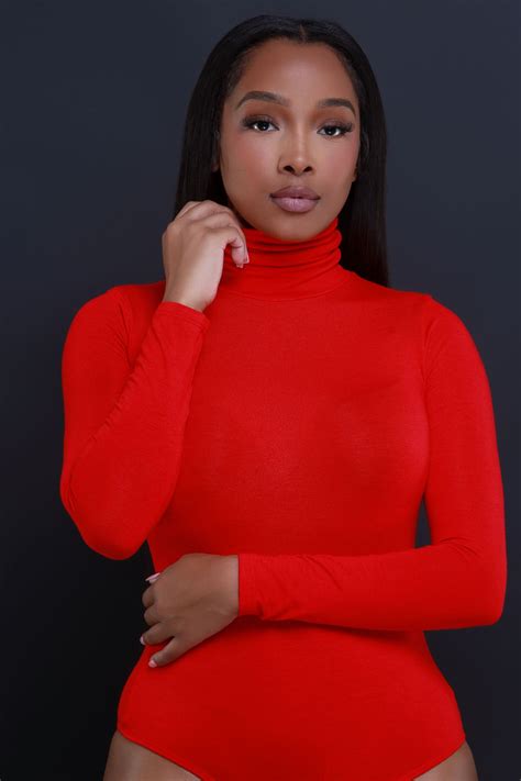 Maneater Turtleneck Bodysuit Ruby Swank A Posh