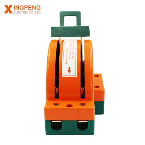 Copper Iron 2phase Changeover Switch Power Electrical 225A Knife