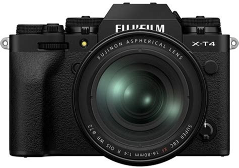 Fujifilm X T4 Kit 16 80 Mm Schwarz Ab 265750 € Preisvergleich Bei