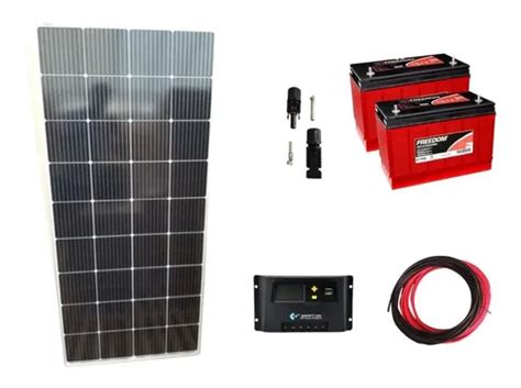 Kit Energia Solar Off Grid Até 750 Wh Dia 24v Parcelamento Sem Juros
