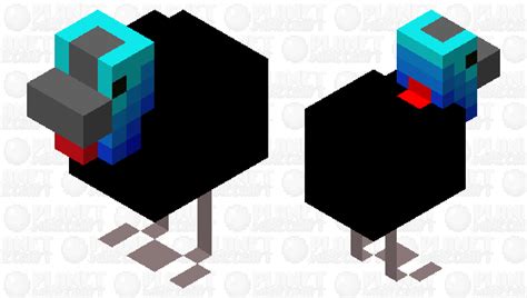 Southern Cassowary Minecraft Mob Skin