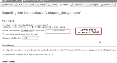 Phpmyadmin Mysql Import Limit Лучшие фильмы
