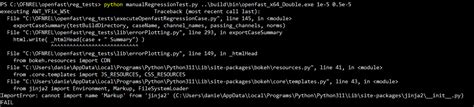 Windows With Visual Studio Regression Test Test Fail Issue 1462