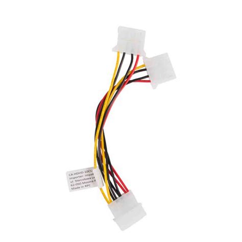Kabel 2x Molex 4 Pin 1x Molex 4pin Wisp Pl Dystrybutor Sprzętu