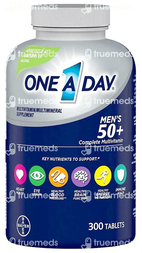 One A Day Mens 50 Complete Multivitamin Tablet 300 Uses Side Effects