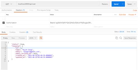 Authentication API trong Laravel với JWT