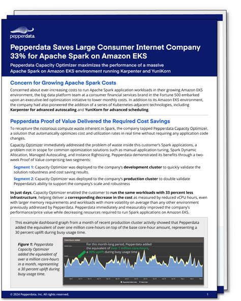 Pepperdata Saves Large Consumer Internet Company 33 For Apache Spark