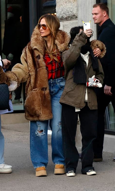 Jennifer Lopez Made Her Platform Uggs And Ripped Jeans Look Shockingly
