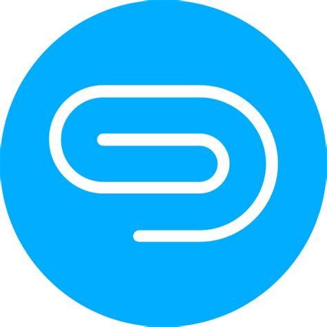 attachment generic blue icon