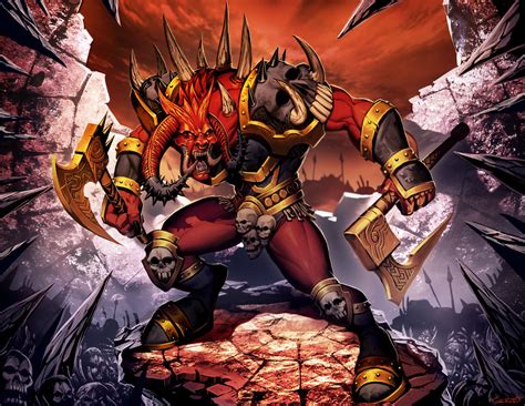 Khorne Warhammer K Drawn By Genzoman Danbooru