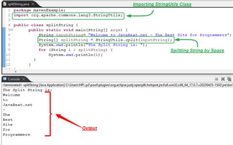 How To Split A String By Whitespaces In Java