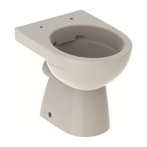 Cuvette Wc Au Sol Geberit Renova Sortie Horizontale Semi Carénée Rimfree 49cm Blanc