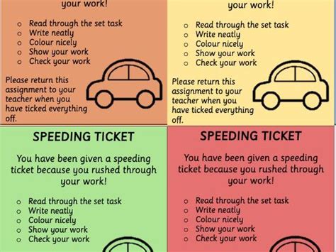 Speeding Ticket Teaching Resources