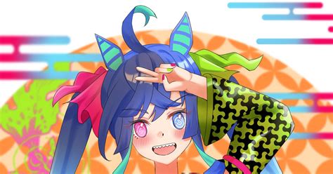 ツインターボウマ娘 Twin Turbo Kimono Gumiのイラスト Pixiv