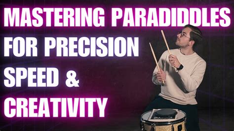 How To Play Fast And Seamless Paradiddles Youtube