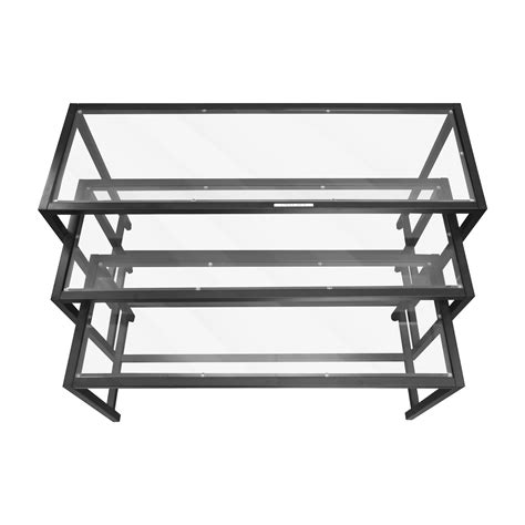 Glass Top Nesting Table Set