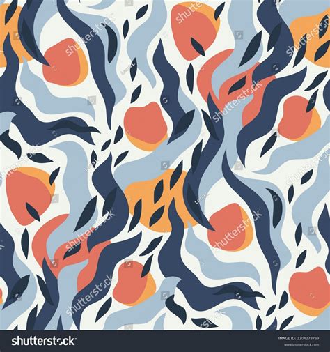 Abstract Floral Vector Seamless Pattern Stock Vector Royalty Free