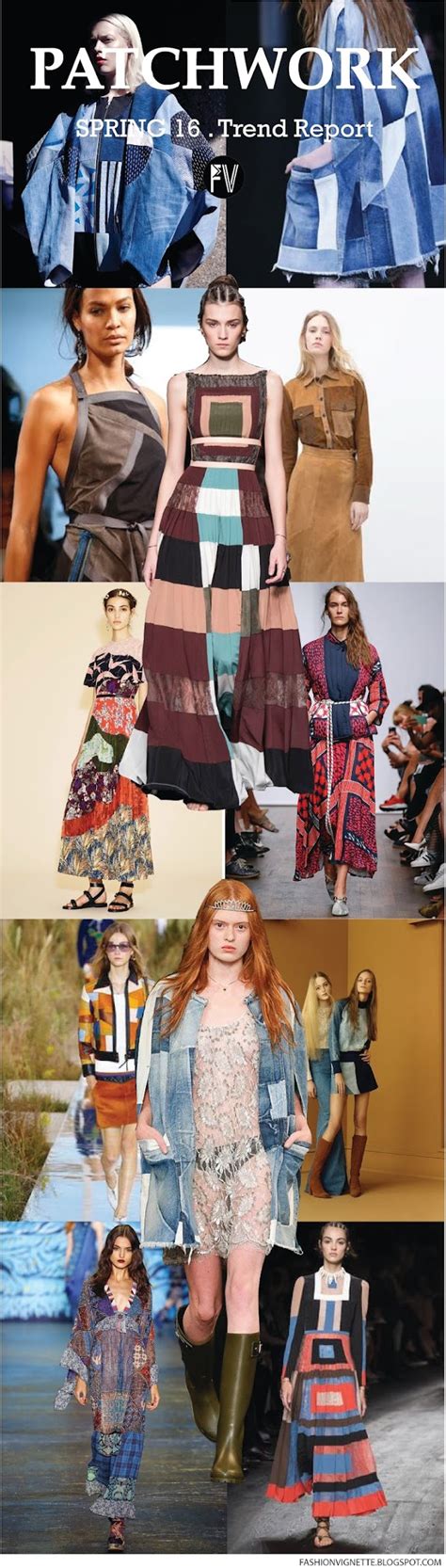 Fashion Vignette Trend Report Patchwork Spring 2016