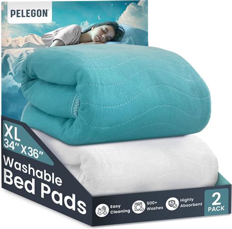 Bed Pads Washable Waterproof 34 X 36 Pack Of 2