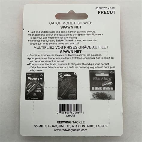 Red Wing Precut Spawn Netting Tangled Tackle Co