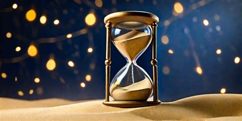 Premium Photo Time Flowing Like Sand In An Hourglass Countdown To