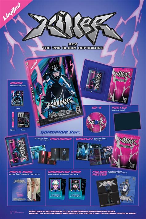 Shinee Key 2nd Repackaged Album Killer Gamepack Ver Case Limited