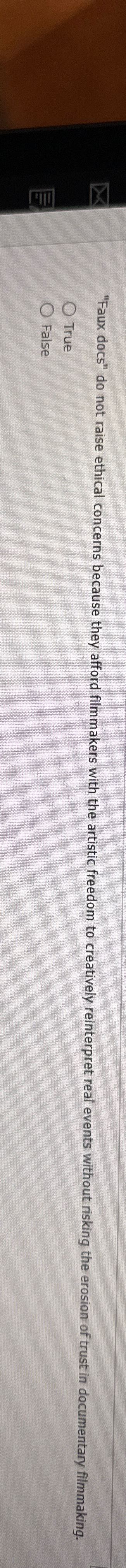 Solved Faux Docs Do Not Raise Ethical Concerns Because Chegg