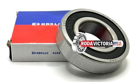 KBS 6206 2RS C3 DEEP GROOVE BALL BEARING, RUBBER SEALED 30x62x16mm ...