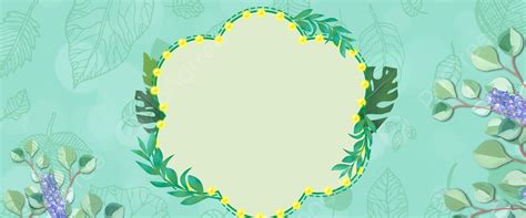Simple Small Fresh Spring Green Background Green Green Plant Spring