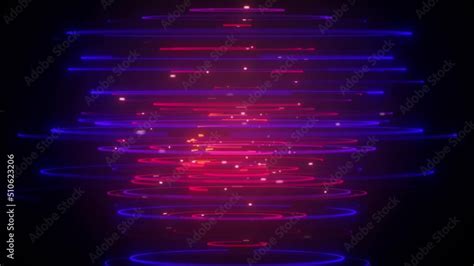 Abstract Cylinder Lines Flowing Background Loop 4k Animation Of An