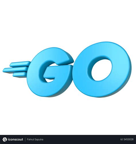 Free Go Language Logo 3d Icon Download Or Copy Png Gltf Iconscout