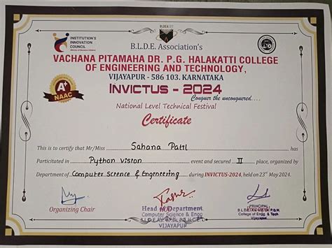 Sahana Patil On Linkedin Won 2nd Place In The Python Vision