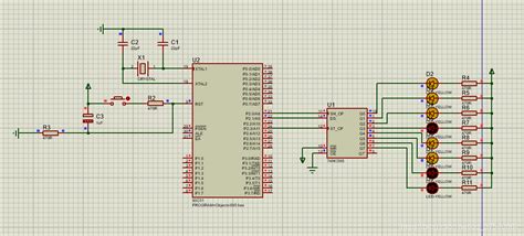 Proteus51仿真（6）——串入并出74hc59574hc595扩展io口proteus Csdn博客