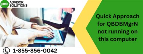 Easy Ways To Overcome Qbdbmgrn Not Running On This Computer John Mule