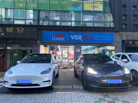 테슬라 모델y Rwd 출고기 부산 테슬라y 틴팅 후기 네이버 블로그