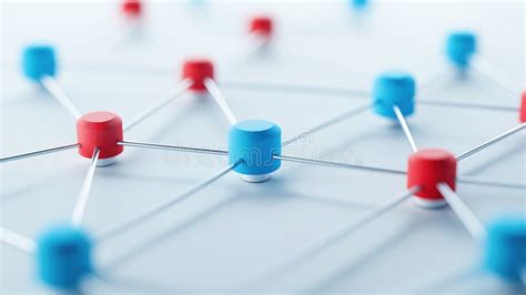 Structural Framework Of A Corporation 3d Illustration Stock