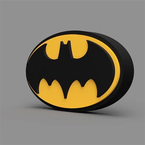 Stl File Batman Logo 🏢 3mf・3d Printer Design To Download・cults