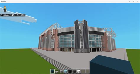 Old Trafford Football Stadium Minecraft Map