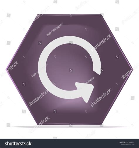 Cartoon Back Refresh Button Game Gui Stock Vector Royalty Free 1911444655