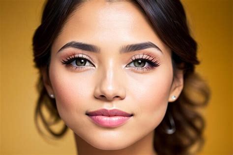 Premium Photo Beautiful Skin Face Woman Natural Make Up Healthy Skin