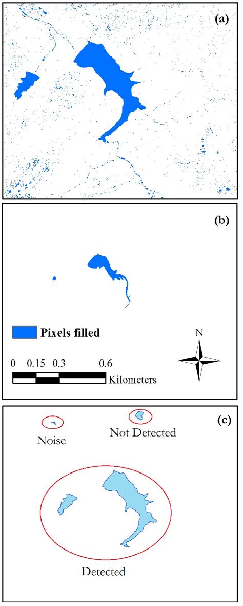 Result Of The Subtraction Of The Original Dtm Lidar From The Filled Dtm
